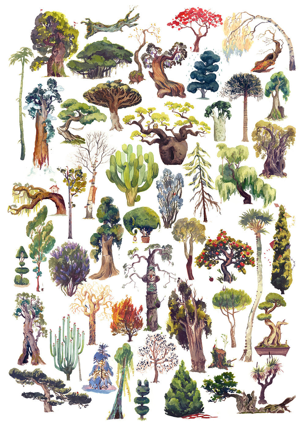 Fifty Trees - Limited Edition Print – Black Dragon Press